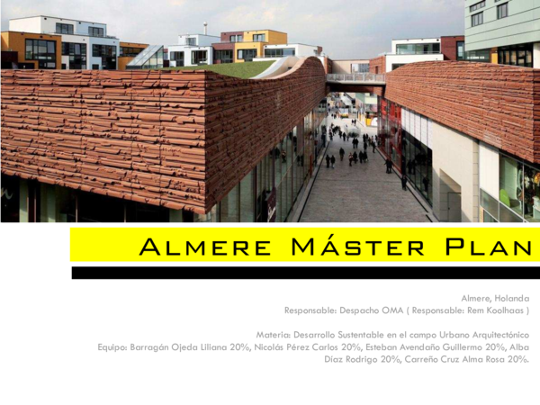 (PDF) Almere Máster Plan