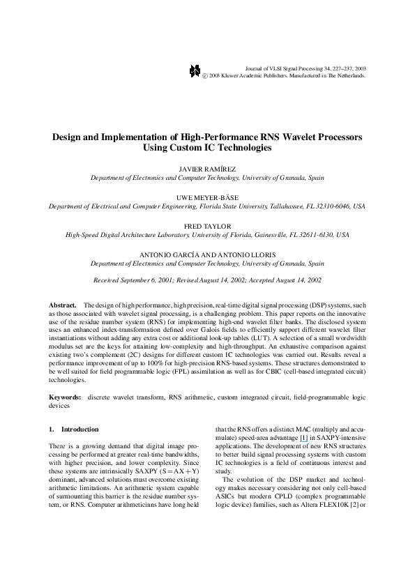 Pdf Design And Implementation Of High Performance Ahb Reconfigurable