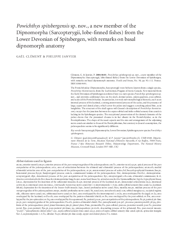 (PDF) Powichthys spitsbergensis sp. nov., a new member of the ...