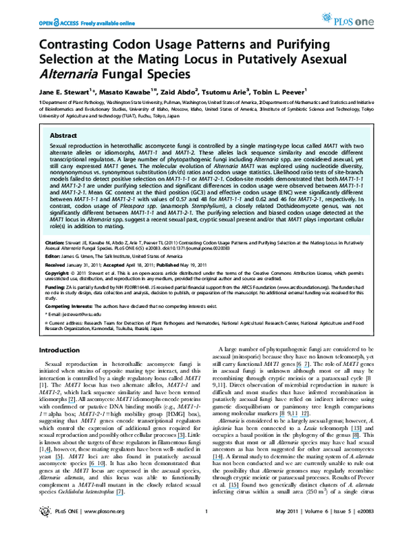 Pdf Contrasting Codon Usage Patterns And Purifying Selection At The