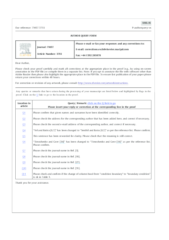 Pdf Analysis Of Functionally Graded Plates By An Efficient Finite Element Method With Node