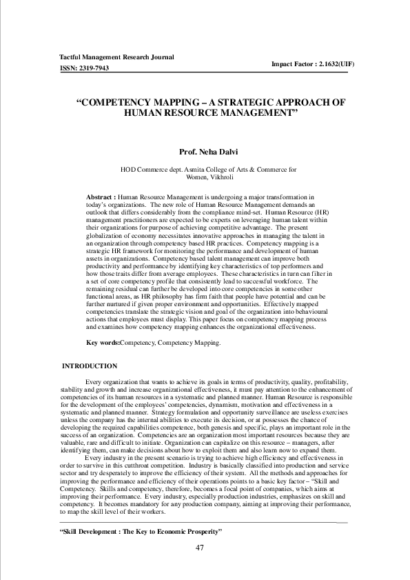 (PDF) Tactful Management Research Journal