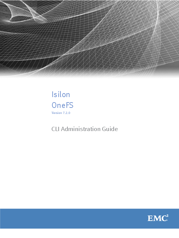 (PDF) Isilon OneFS CLI Administration Guide