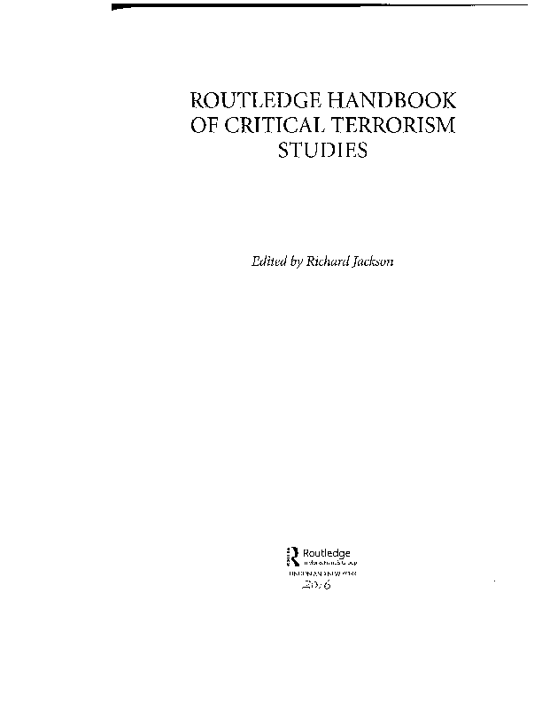 Pdf The Definition Of Terrorism