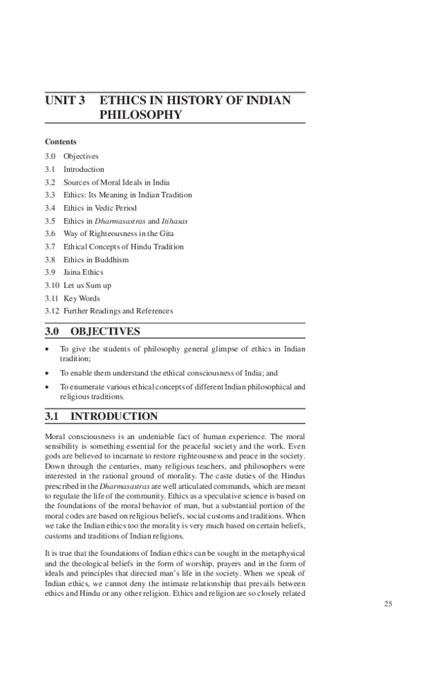 (PDF) Challenges and Importance of Ethics UNIT 3 ETHICS IN HISTORY OF ...