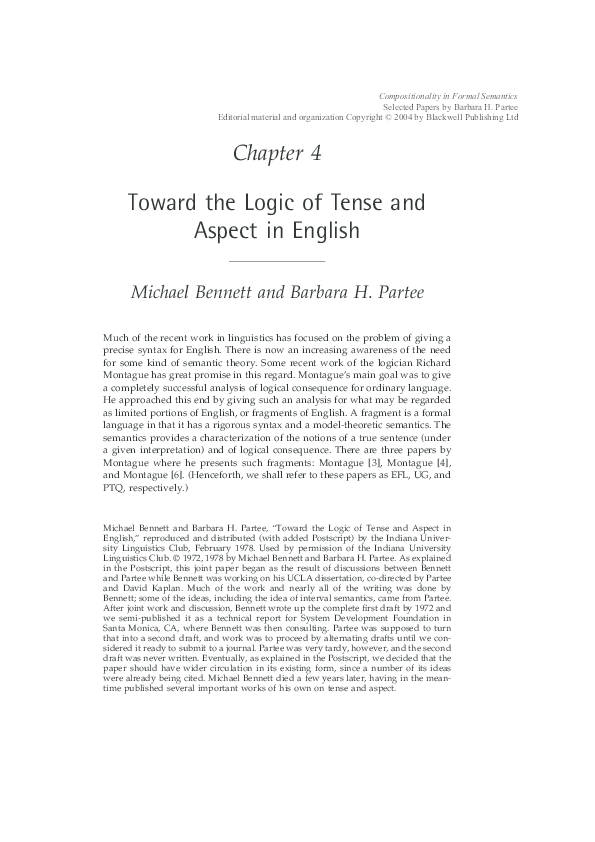 (PDF) Metonymic motivation in English grammar: The case of the TENSE-ASPECT-MOOD system | Mario ...