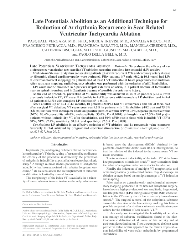 (PDF) Late Potentials Abolition as an Additional Technique for ...