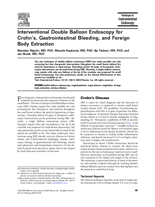 (PDF) The Evaluation of the Postoperative Crohn's Jejunoileitis and ...