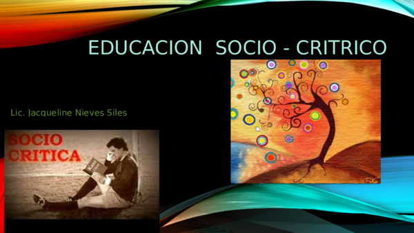 (PPT) SOCIOCRITICO