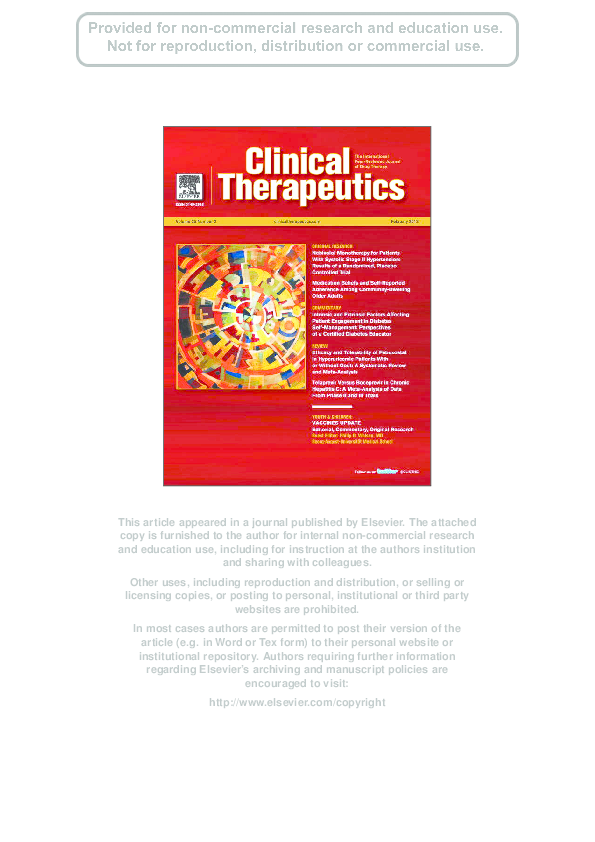 (PDF) Pharmacokinetic comparison of acetaminophen elixir versus ...