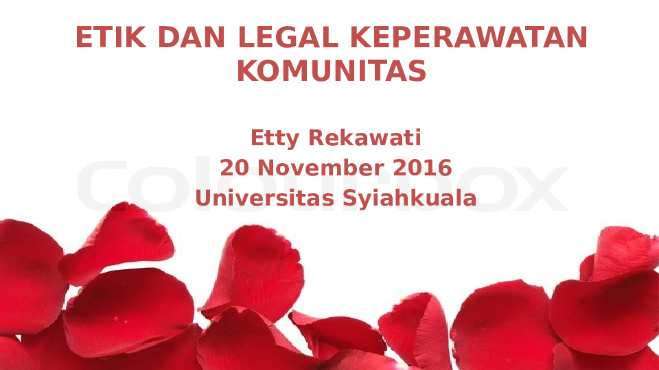 (PPT) ETIKA KEPERAWATAN 1