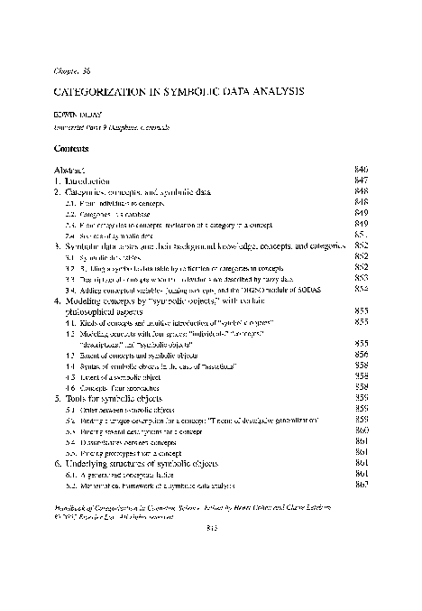 (PDF) Categorization in Symbolic Data Analysis