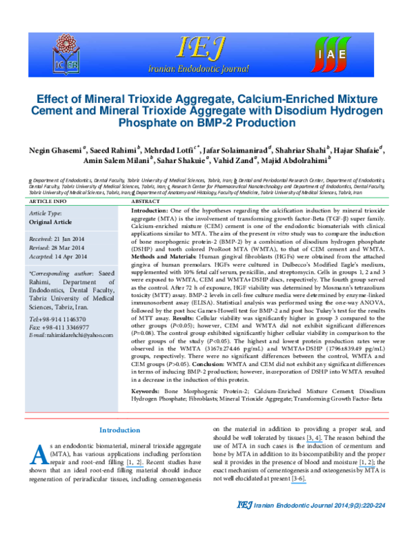 (PDF) Effect of Mineral Trioxide Aggregate, Calcium-Enriched Mixture ...