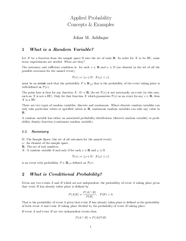 probability examples