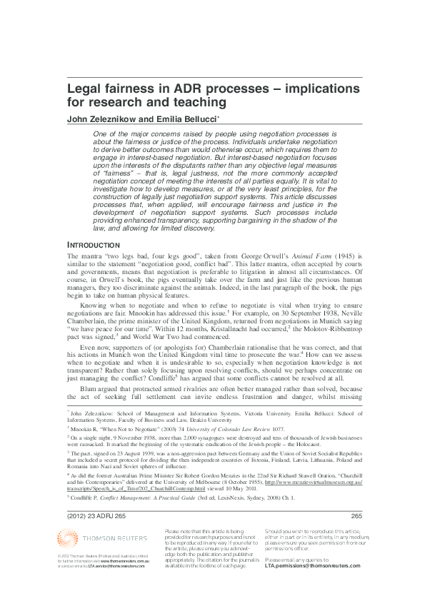 (PDF) Decision support in interest based negotiation support systems ...