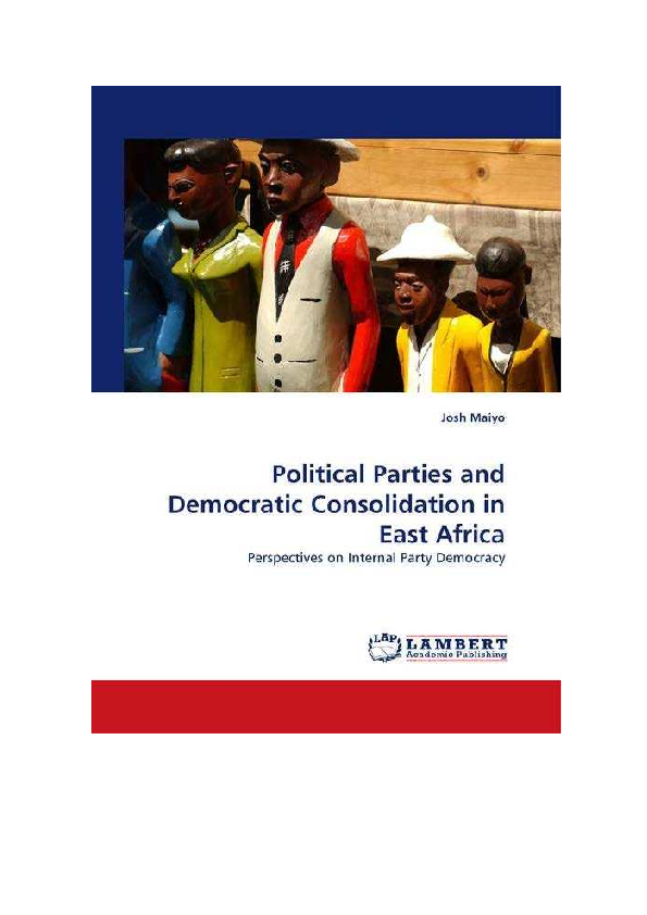 (PDF) Political Parties and Democratic Consolidation a reflection on ...