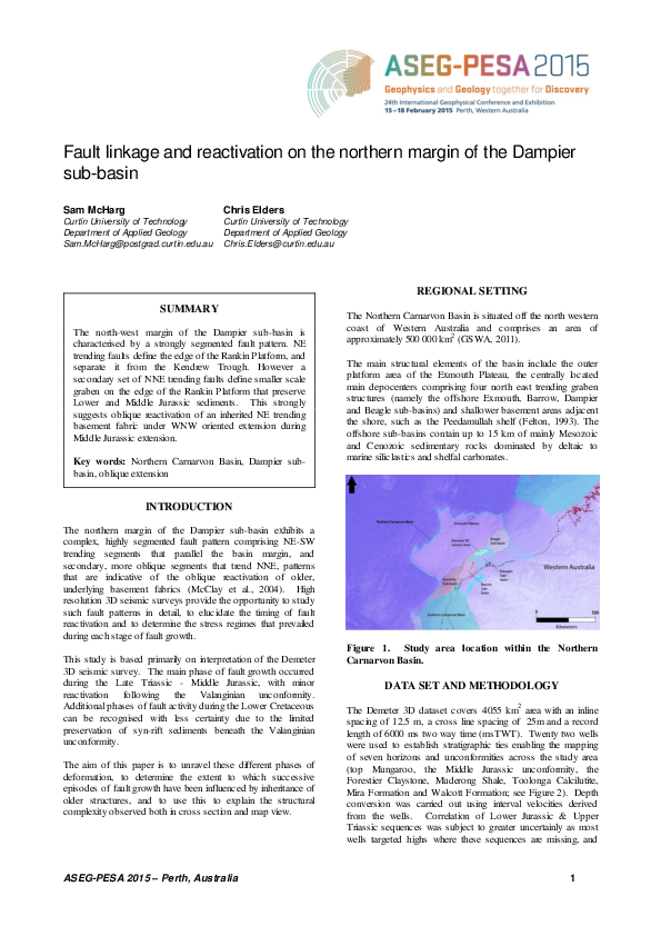 (PDF) Fault linkage and reactivation on the northern margin of the ...