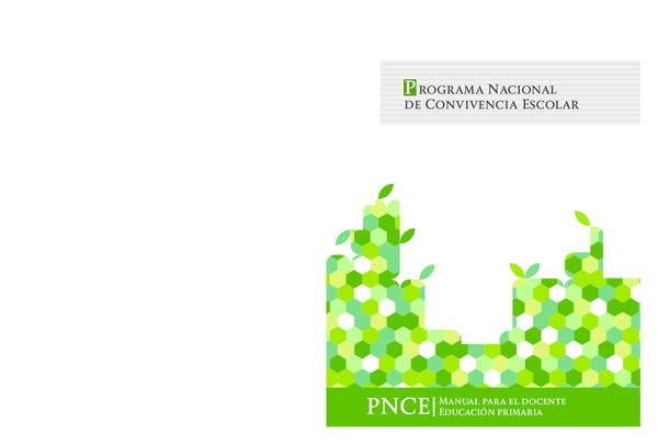 (PDF) p rograma Nacional de Convivencia Escolar PNCE Manual para el ...