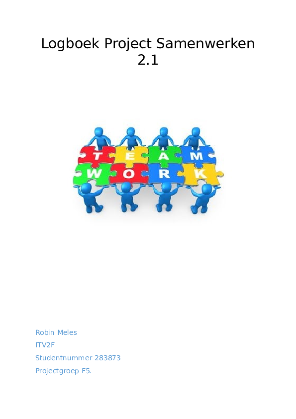(DOC) Logboek Project Samenwerken