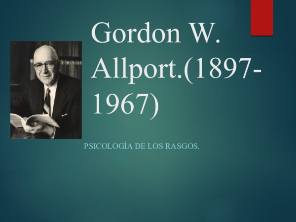 (PPT) Gordon W. Allpor