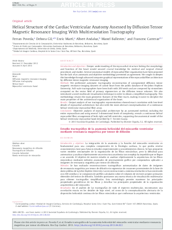 (PDF) Three-layered ventricular septum of the helical heart: functional ...