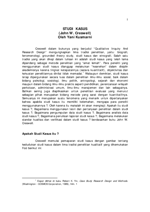 (PDF) Laporan Studi Kasus