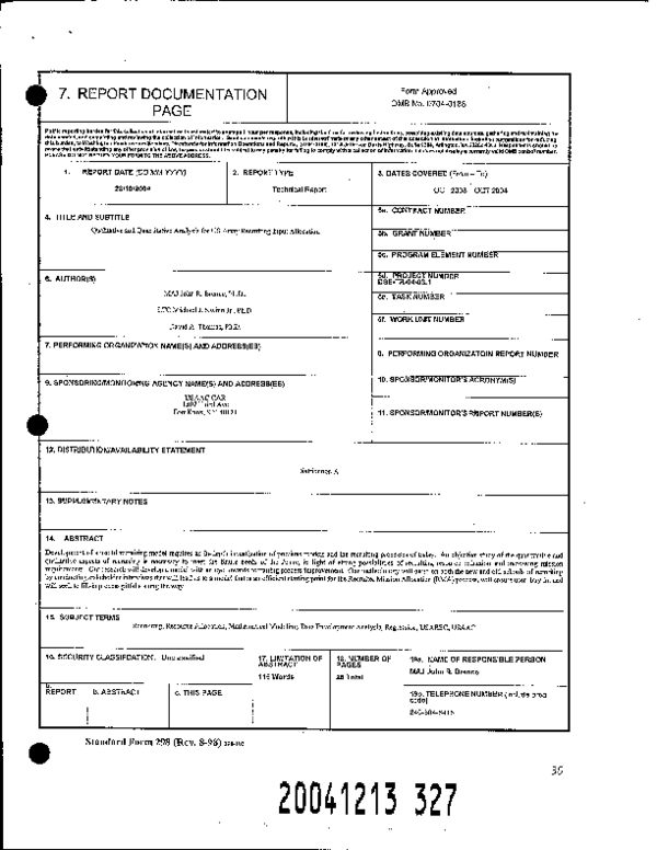 (PDF) Qualitative and Quantitative Analysis for US Army Recruiting ...