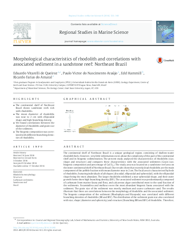 (PDF) Structure of Rhodolith Beds and Surrounding Habitats at the Doce ...