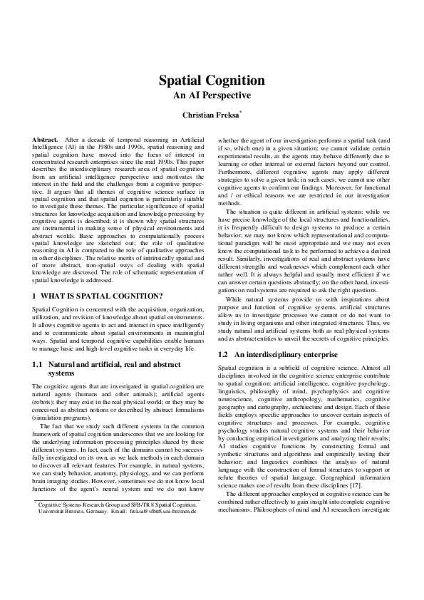 (PDF) Spatial Cognition | Ingrid Carrión - Academia.edu