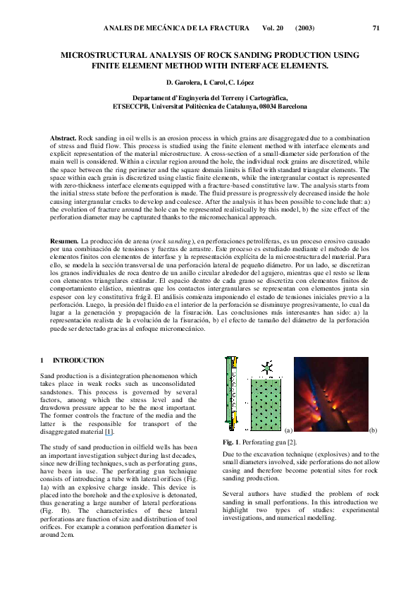 (PDF) Microstructural Analysis of Rock Sanding Production Using Finite Element Method with ...