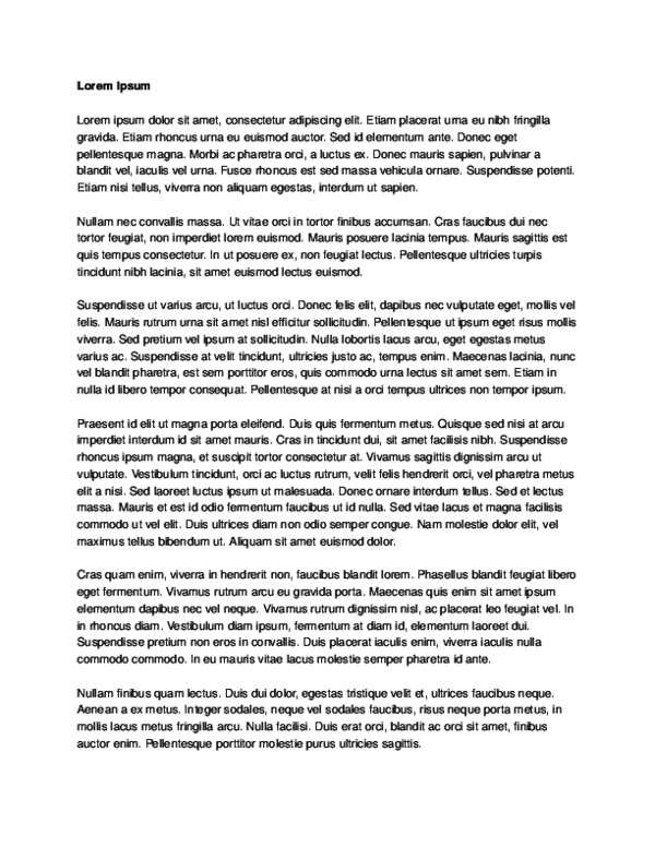(DOC) Lorem Ipsum