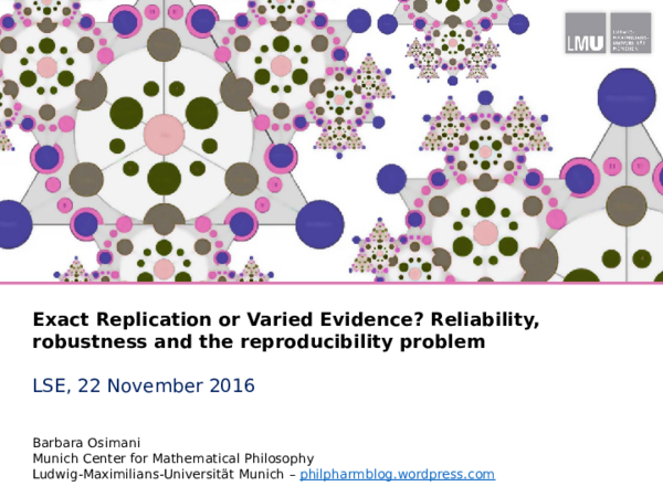 (PPT) Exact Replication or Varied Evidence? Reliability, robustness and ...