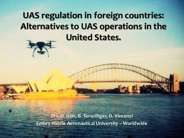 (PDF) UAS Regulation in Foreign Countries: Alternatives to UAS ...