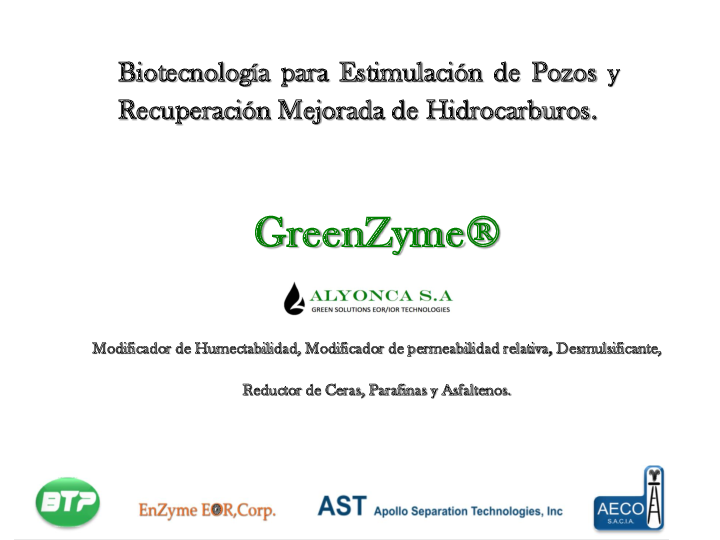 (PDF) PRESENTACION GREENZYME Final Revisada