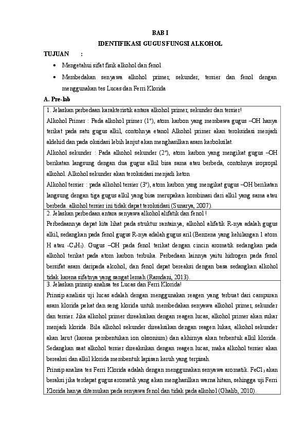 (DOC) BAB I IDENTIFIKASI GUGUS FUNGSI ALKOHOL
