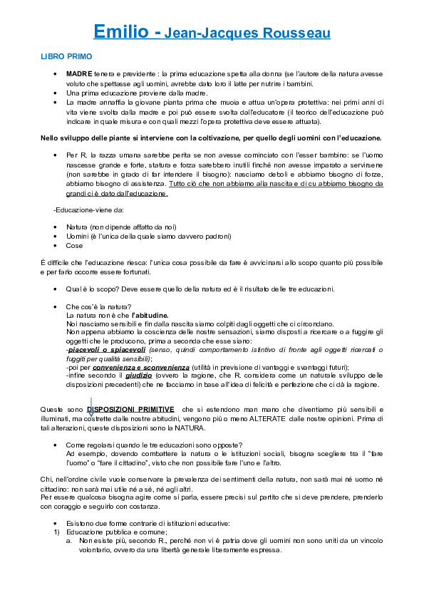 (DOC) EMILIO Jean Jacques Rousseau