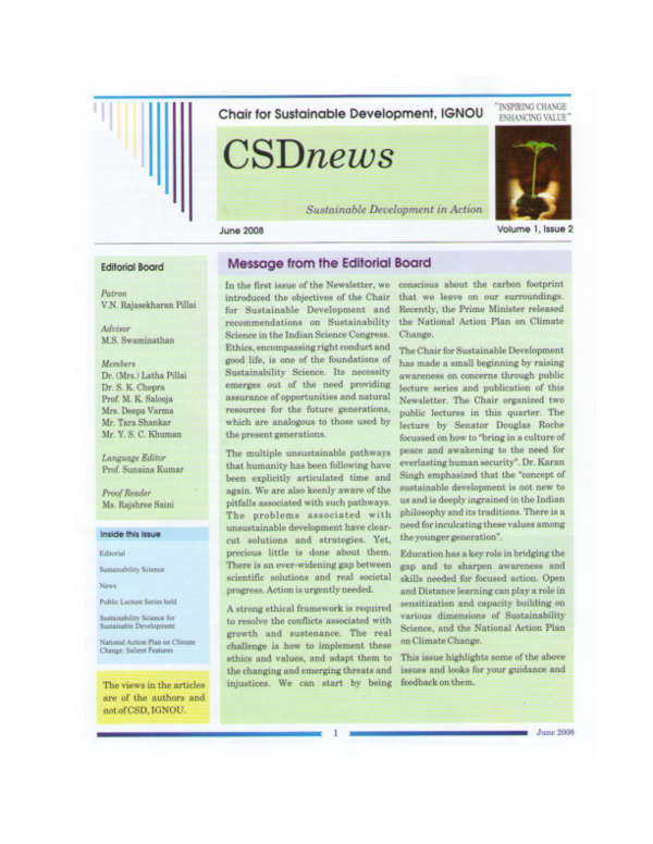 (PDF) GENERAL ARTICLE: Sustainability Science for Sustainable Development