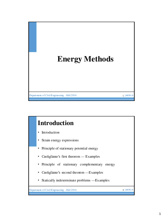 (PDF) Energy Methods