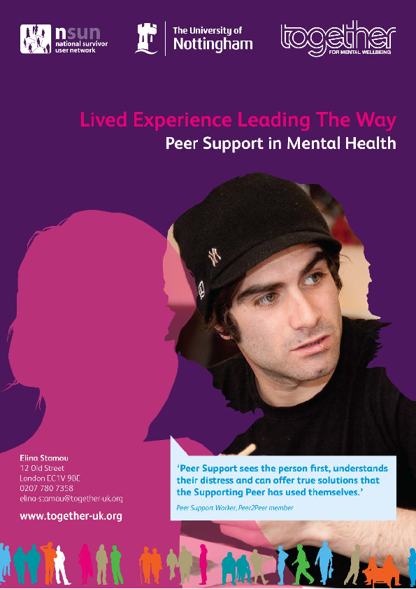 (PDF) Lived Experience Leading The Way Peer Support in Mental Health