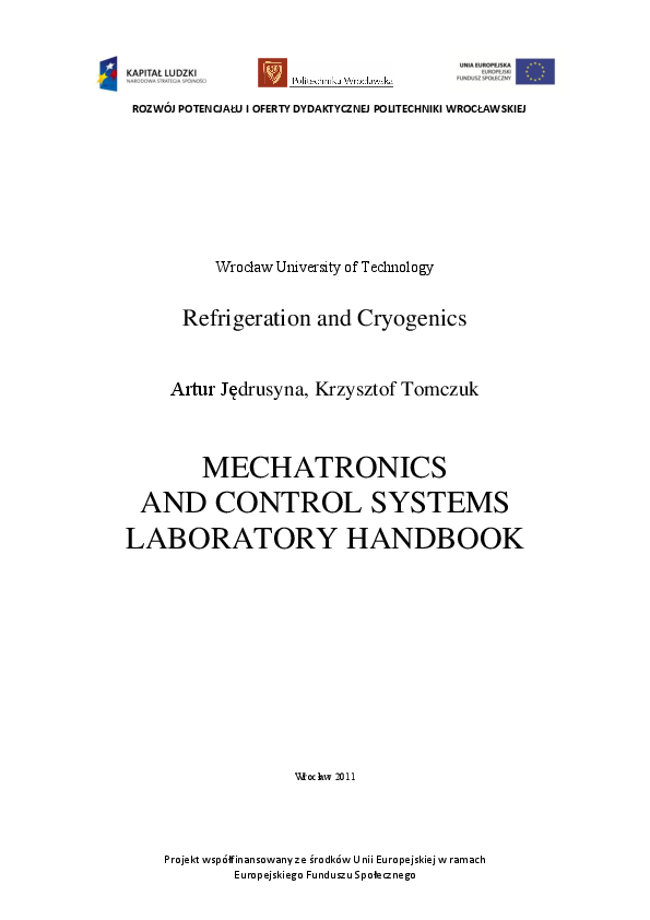 (PDF) Mechatronics and control systems laboratory handbook