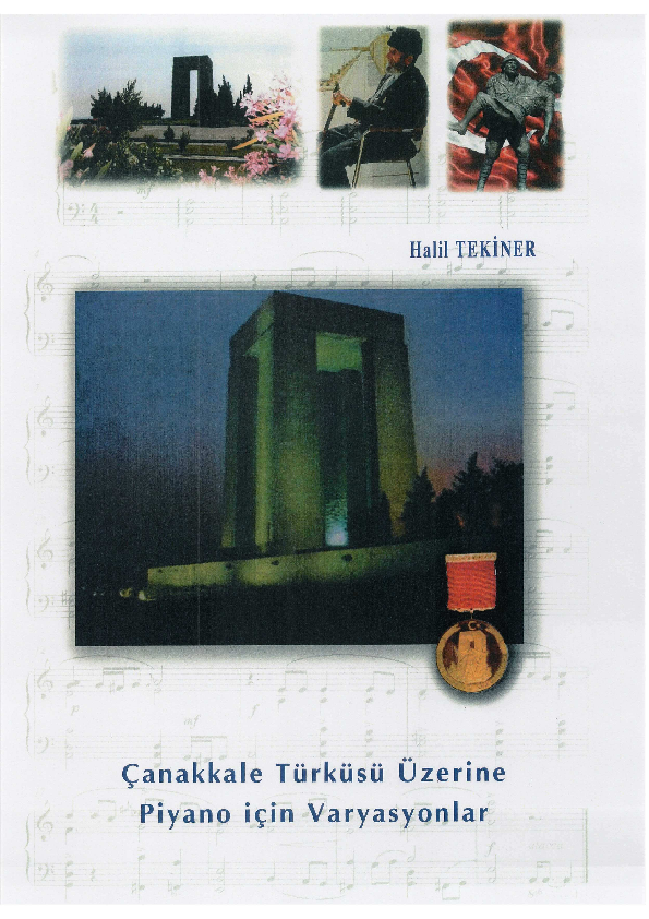 (PDF) Tekiner, Halil. Çanakkale Türküsü Üzerine Piyano için ...