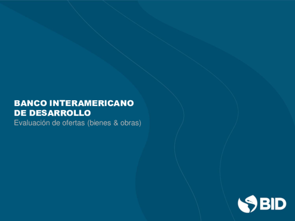 (PDF) BANCO INTERAMERICANO DE DESARROLLO