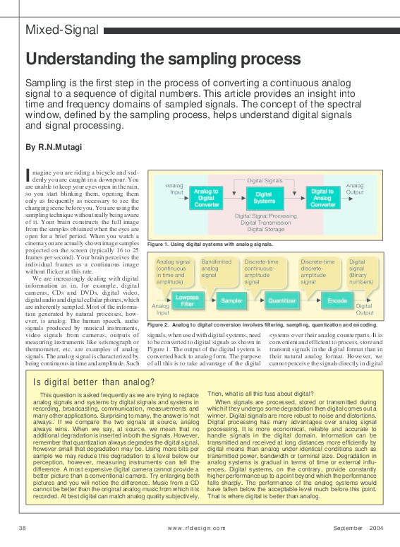 (PDF) Understanding the sampling process
