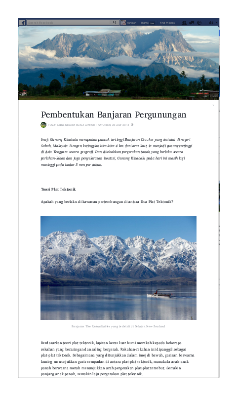 (PDF) Pembentukan Banjaran Pergunungan