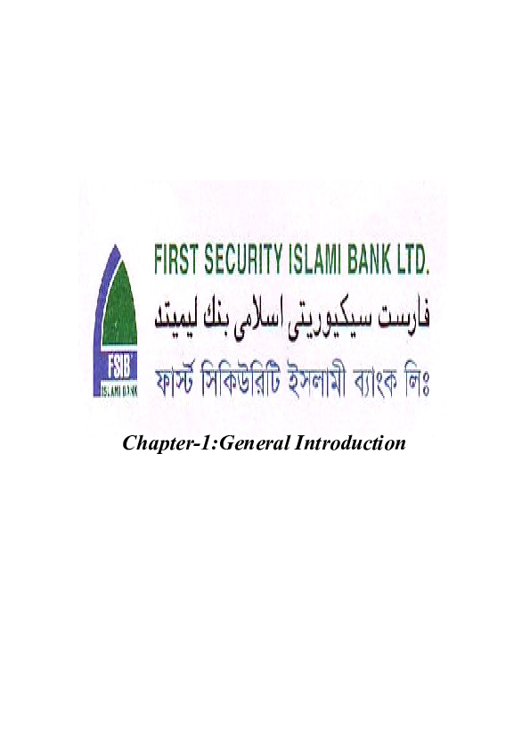 (DOC) FSIBL General Banking