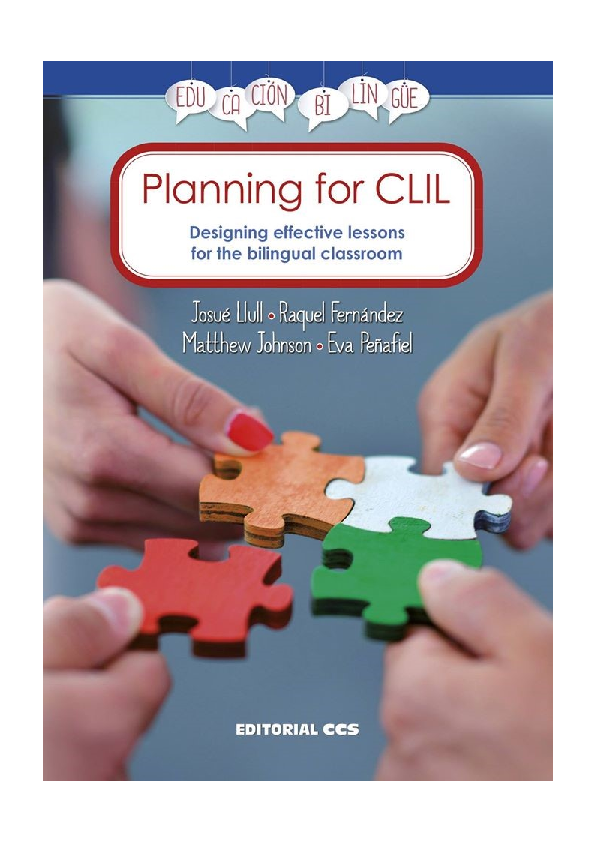 (PDF) Planning for CLIL. Designing effective lessons for the bilingual ...