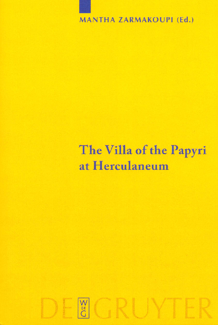 (PDF) The Villa of the Papyri at Herculaneum. Archaeology, Reception ...