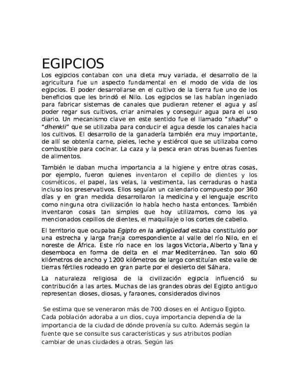 (DOC) EGIPCIOS
