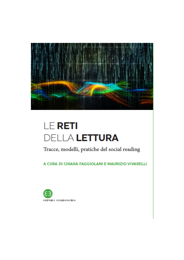 (PDF) Le reti della lettura. Tracce, modelli, pratiche del social reading
