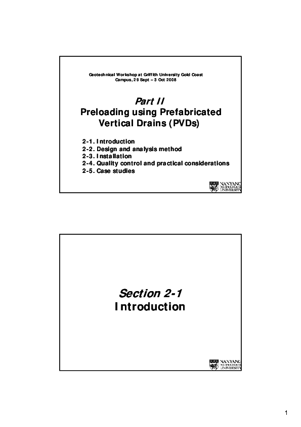 (PDF) PVDs and Vacuum Preloading Techniques: Chu Jia